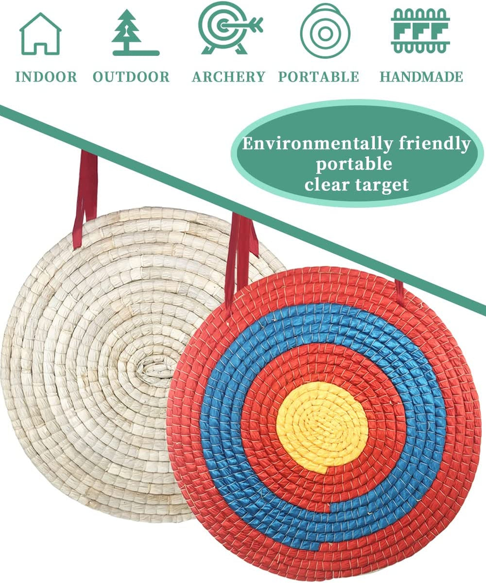 ArcheryMax Straw Target Round Traditional Straw 50 cm Diameter for Beg