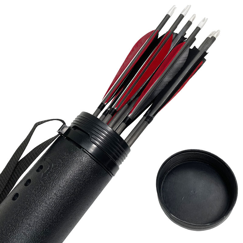 ArcheryMax Adjustable Archery Arrow Case Carrier with Strap +2pcs EVA